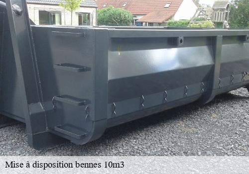 Mise à disposition bennes 10m3 77 Tél: 01.89.43.07.41